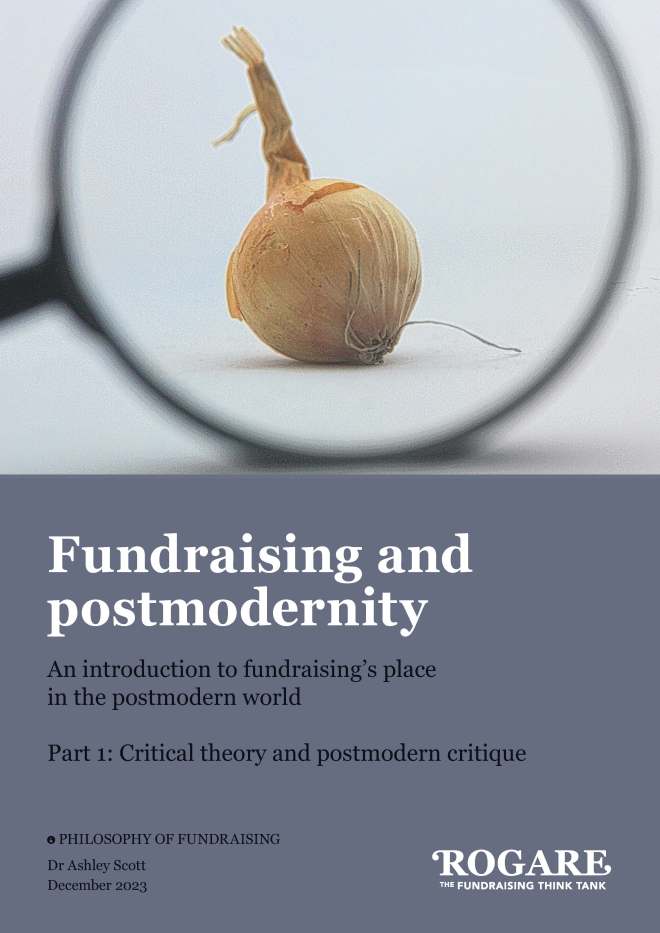 NEW THINKING: Postmodern fundraising? You’re having us on, right ...